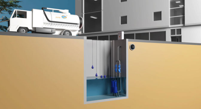 Poste de refoulement eaux usées : installation, entretien par APB